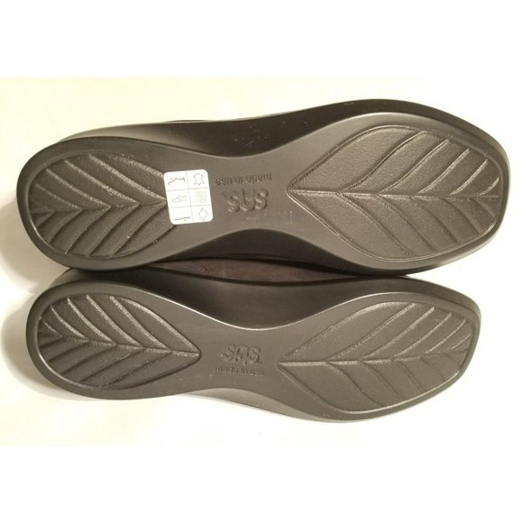 SAS | Shoes | Sas Hand Crafted Petra Comfort Moccasin Black Nubuck Lace ...